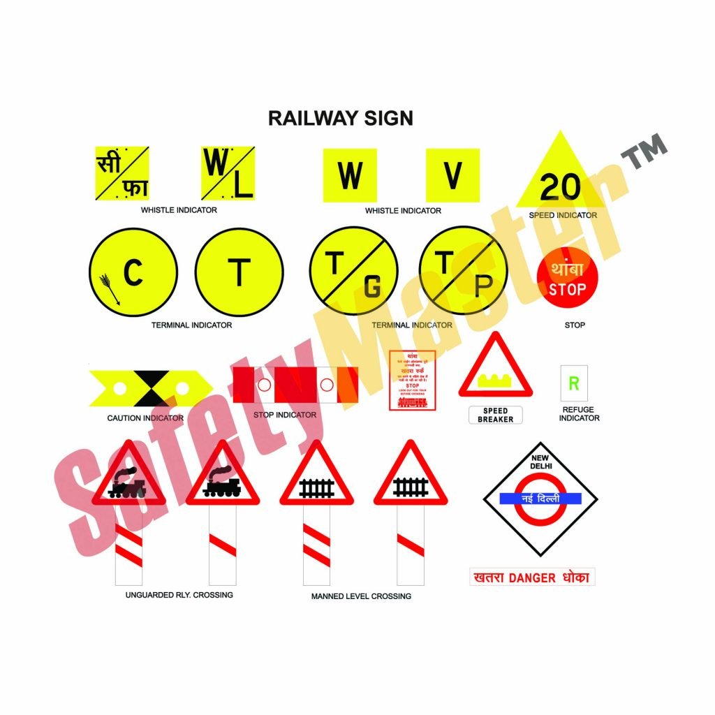 Railway Sign – Dev Plastics – Road Safety Products Manufacturer ...